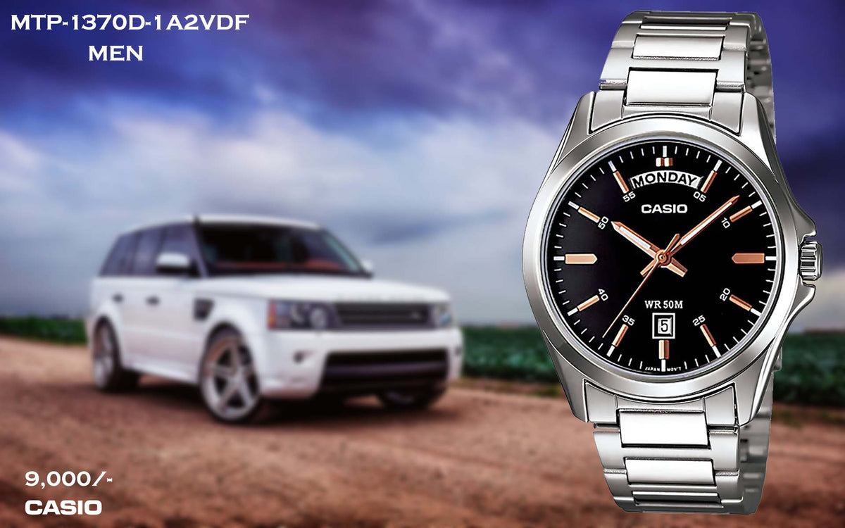 Casio Exclusive Timepiece for Men MTP-1370D-1A2VDF – saazone-kenya