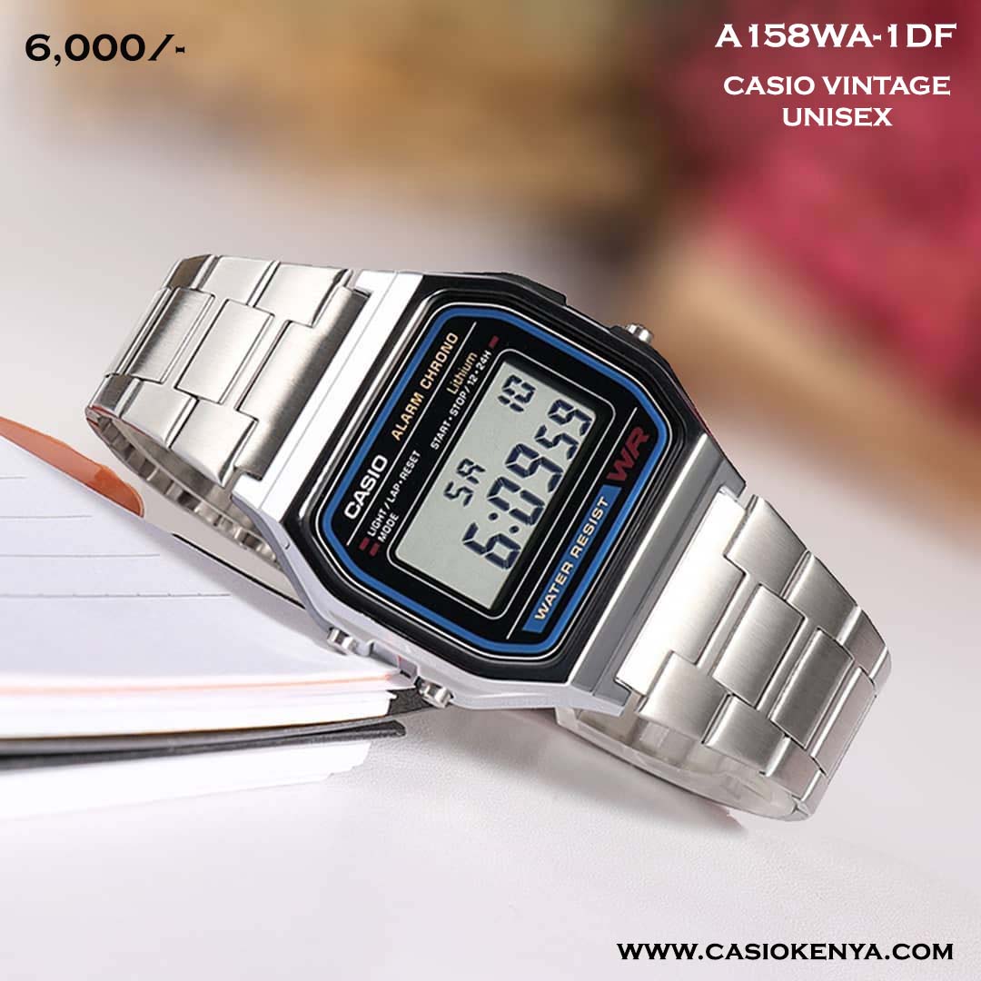 Casio Vintage A158WA-1DF – saazone-kenya